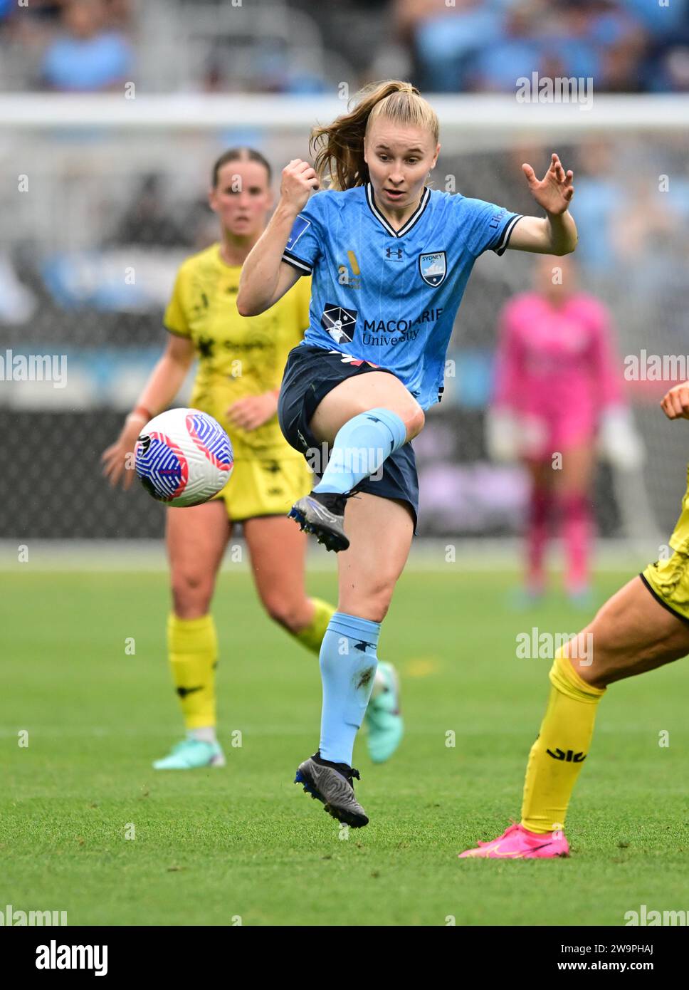 Sydney, Australia. 29th Dec, 2023. Taylor Jade Ray of the Sydney FC ...