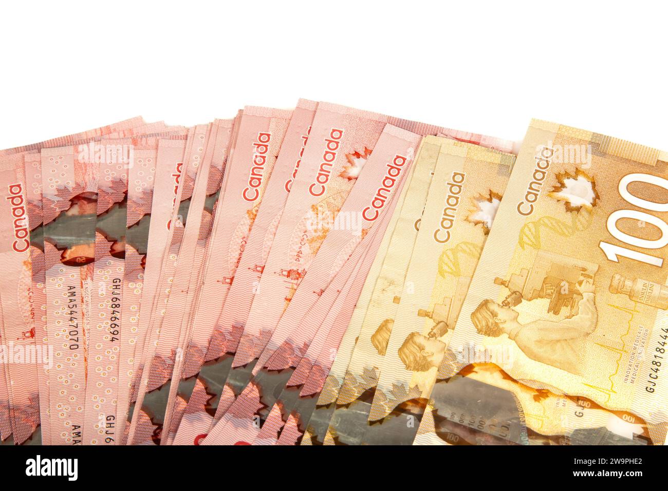 Canadian polymer banknotes hi-res stock photography and images - Alamy