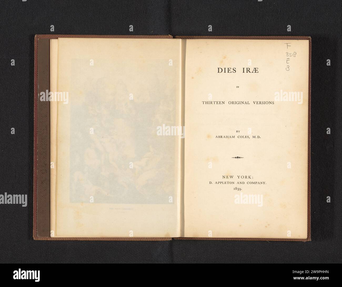 Dies irae in thirteen original versions, Abraham Coles, 1859 book New ...