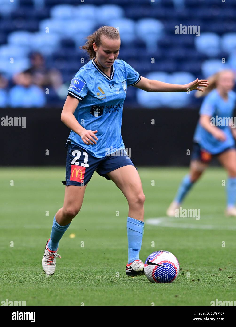 Sydney, Australia. 29th Dec, 2023. Shay Taylah Hollman of the Sydney FC ...