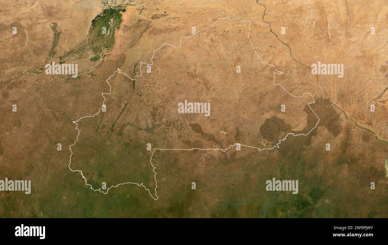 Burkina faso map zoom border hi-res stock photography and images - Alamy