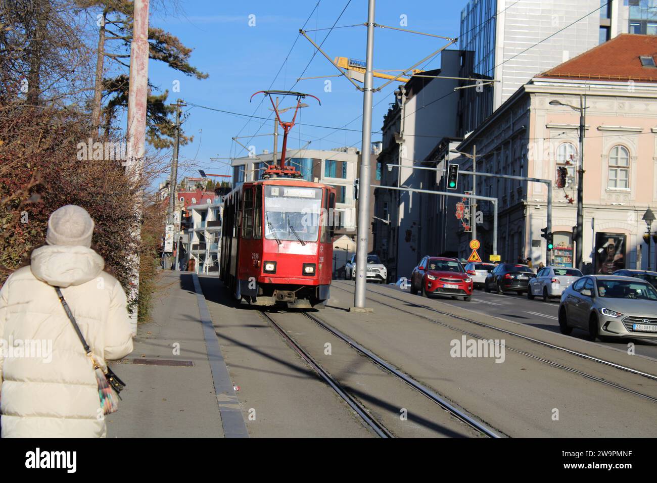Public transport in Belgrade Stock Photo - Alamy