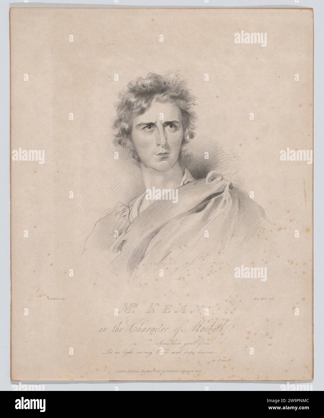 Mr. Kean in the Character of Macbeth 2016 by George Henry Harlow Stock ...