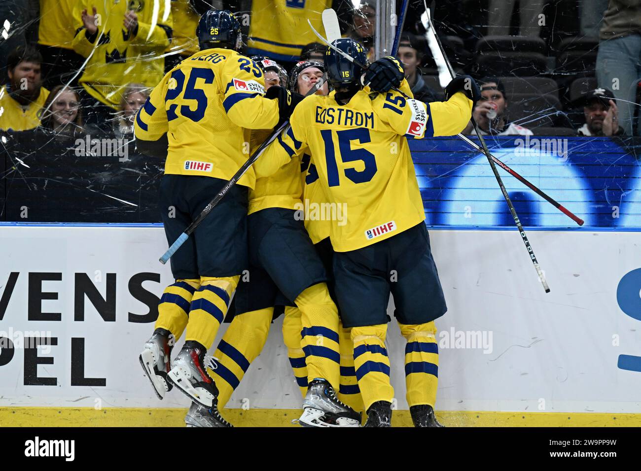 GOTHENBURG, SWEDEN 20231229Sweden's Tom Willander scores 0-1 and ...