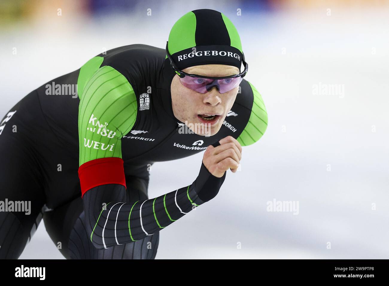 HEERENVEEN - Tim Prins in action on the 1500 meters during the second ...