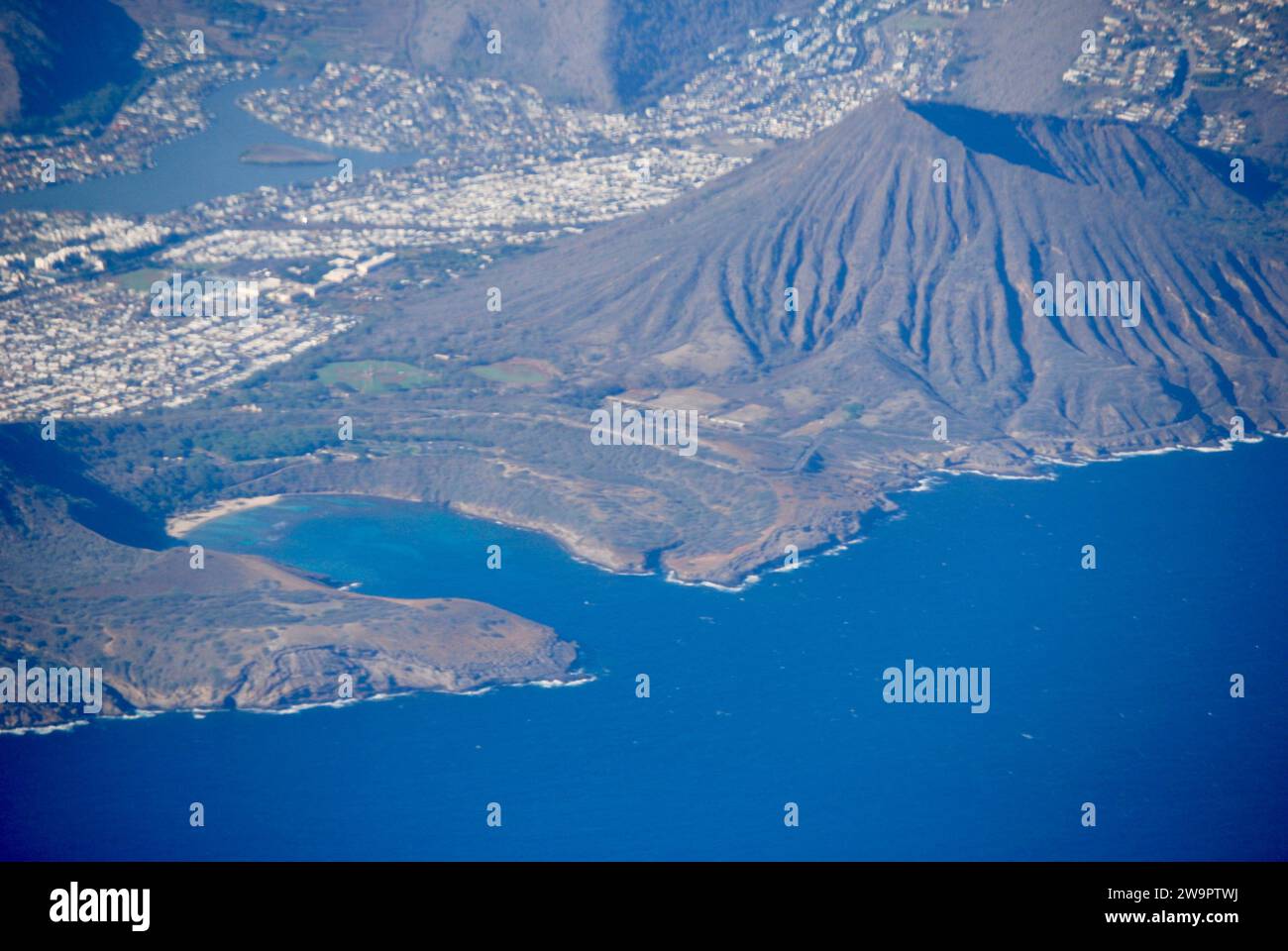 Aerial photo koko head crater hi-res stock photography and images - Alamy