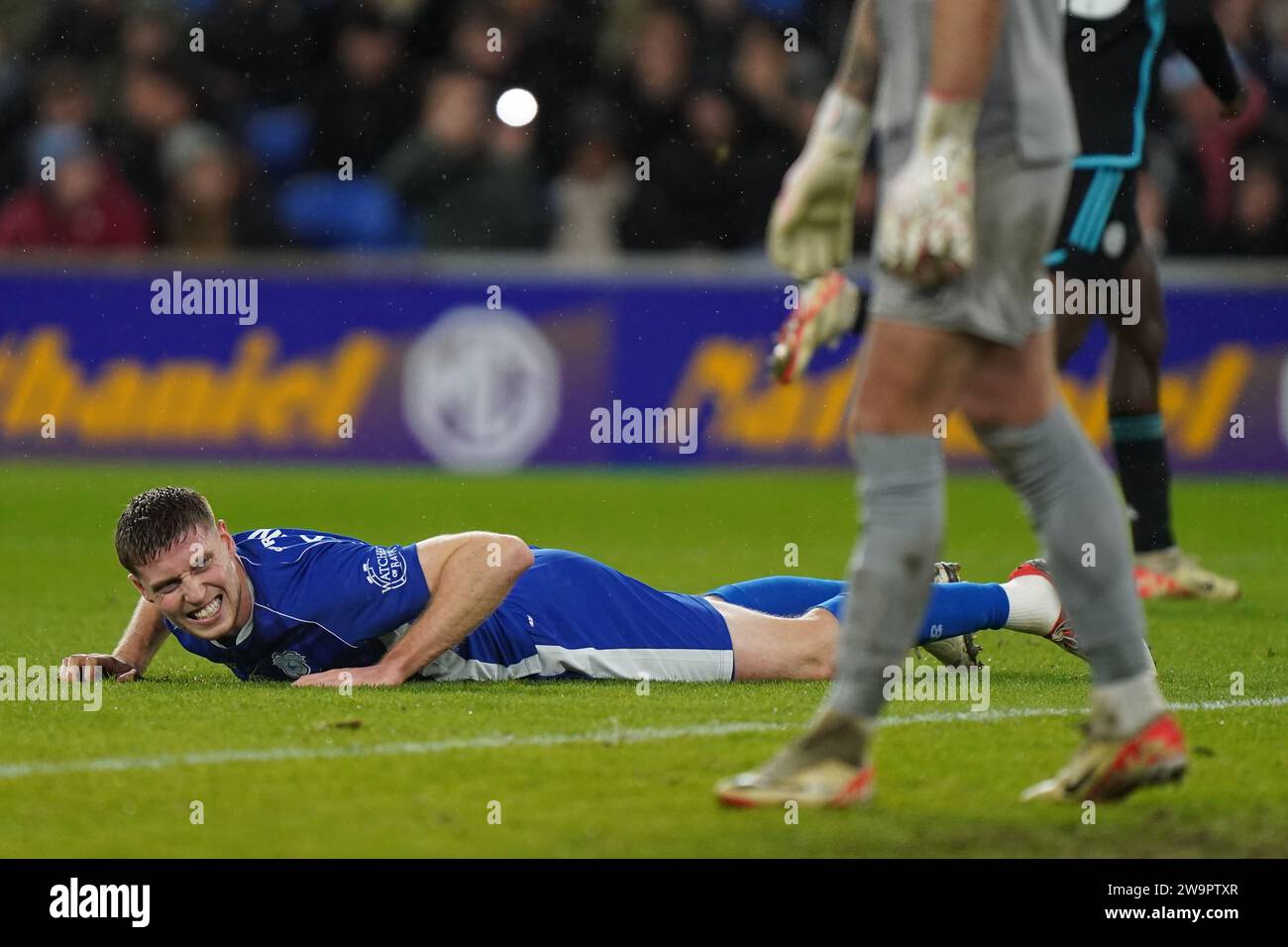 Cardiff City's Mark McGuinness reacts after his side concede their ...