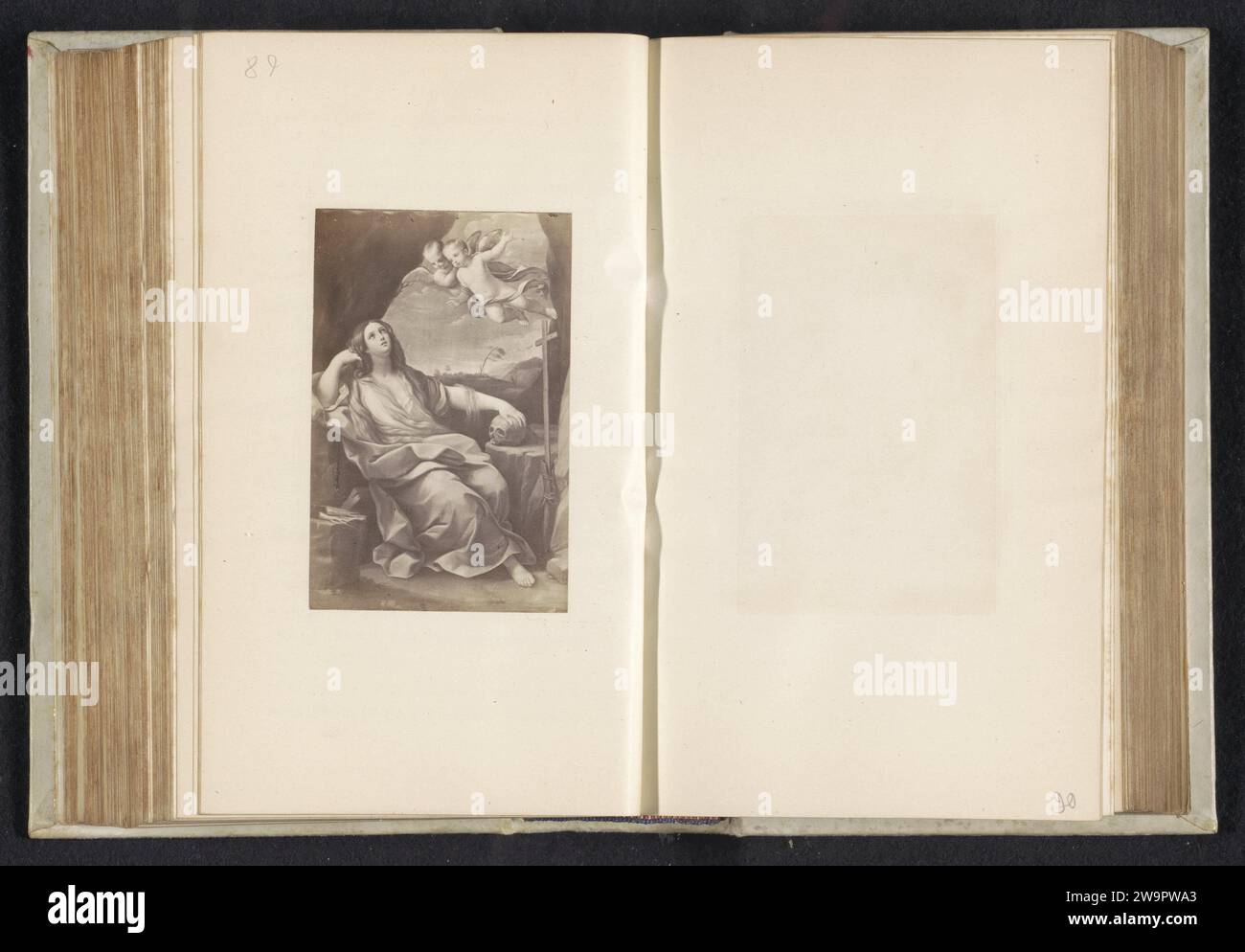 Photo production of a painting, representing Maria Magdalena in ...