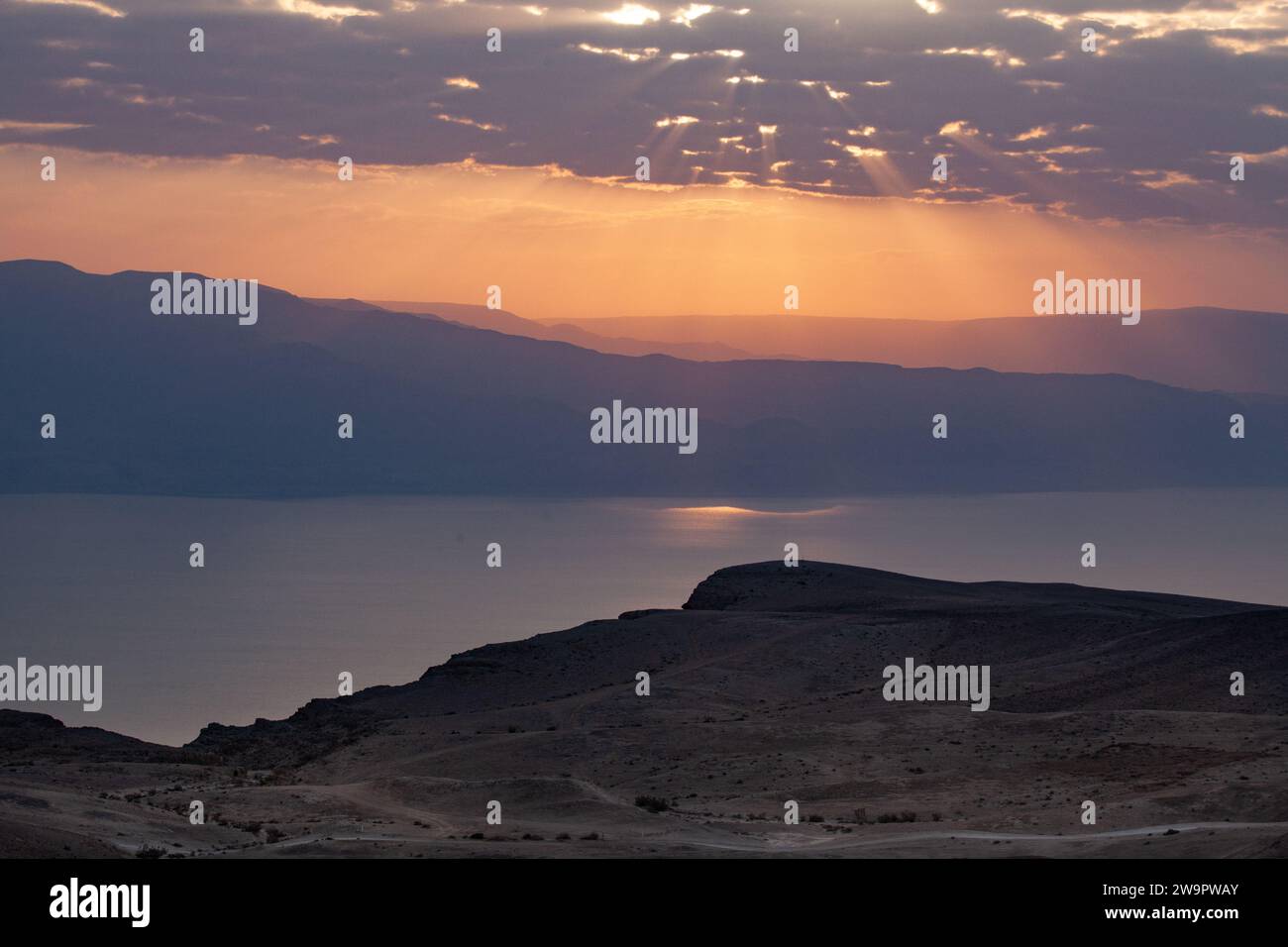Sunrises Judean Desert Stock Photo - Alamy