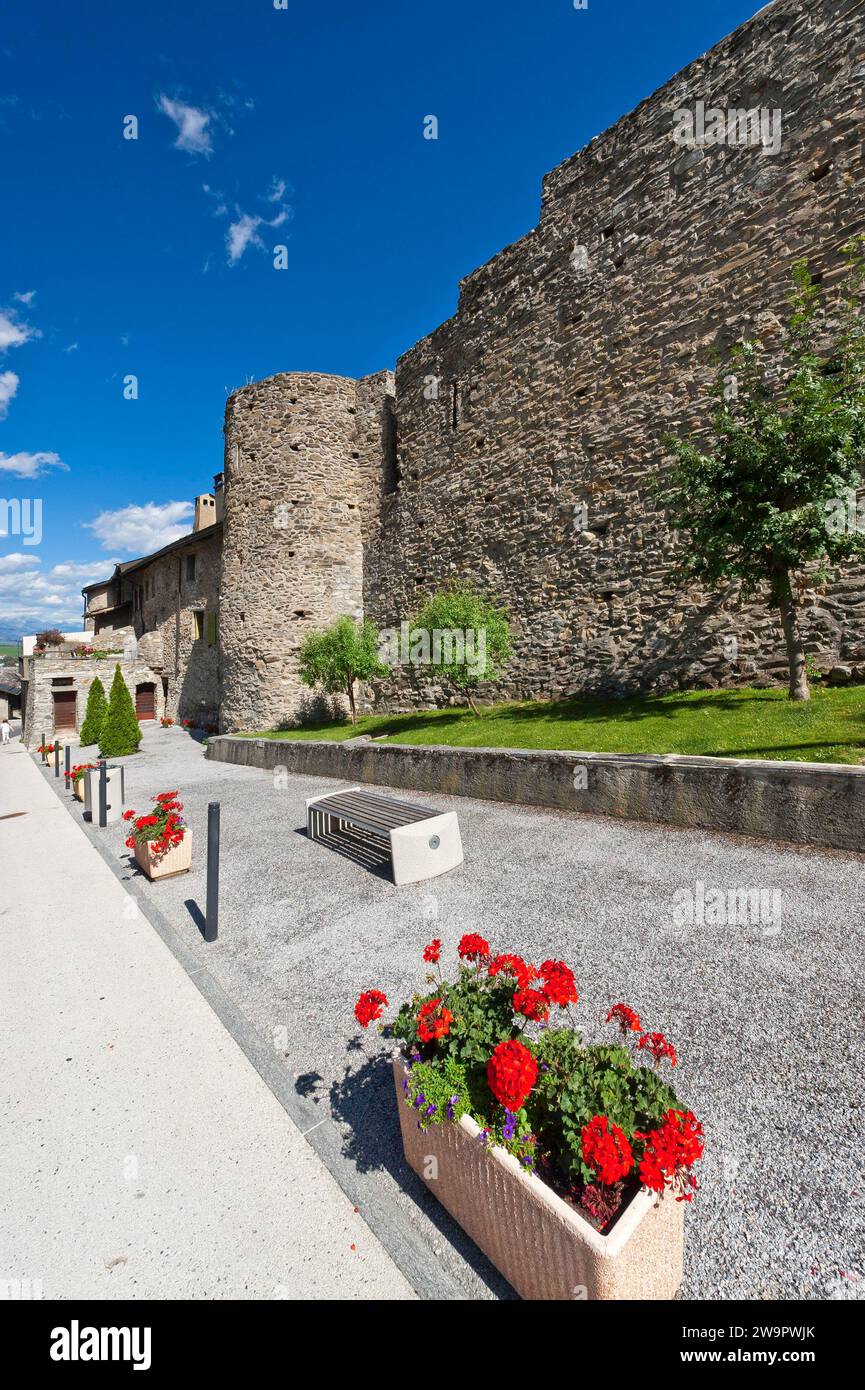 The old town of Saillon, Middle Ages, historical, architecture ...
