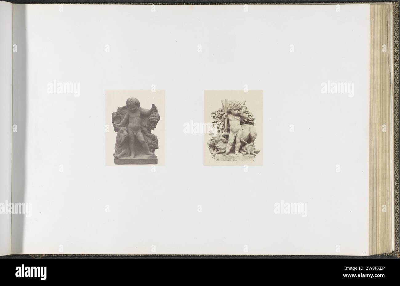 GIPS models for sculptures on the Palais du Louvre: left "l'Autmne" by ...