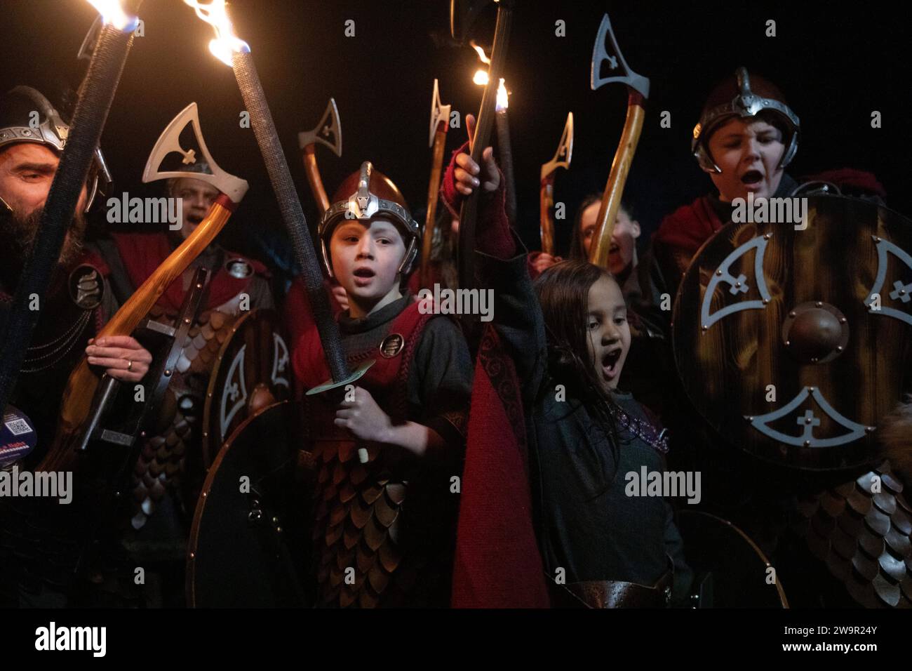 Edinburgh, UK. 29th Dec, 2023. Torchlight Procession back for 30th ...