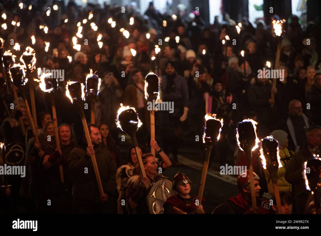 Edinburgh, UK. 29th Dec, 2023. Torchlight Procession back for 30th ...
