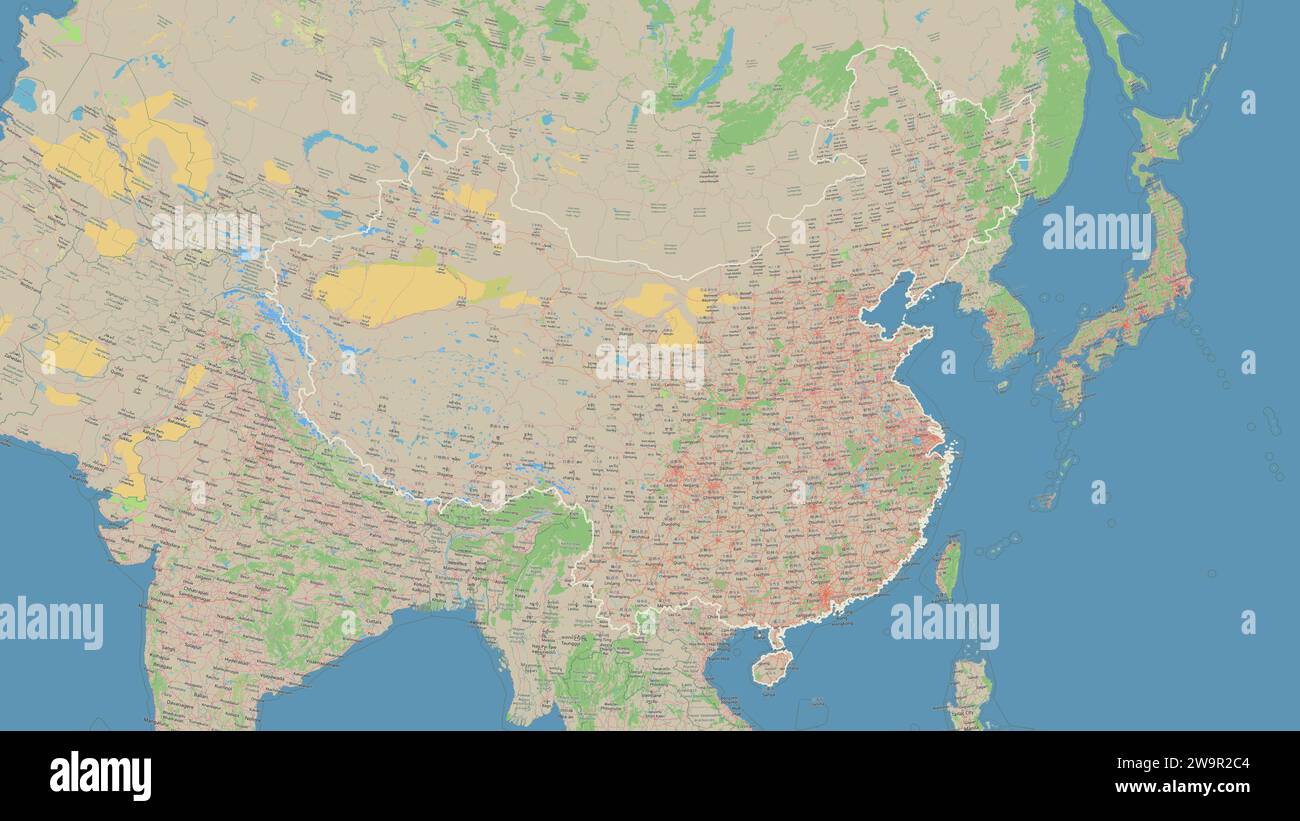 Beijing map style hi-res stock photography and images - Alamy