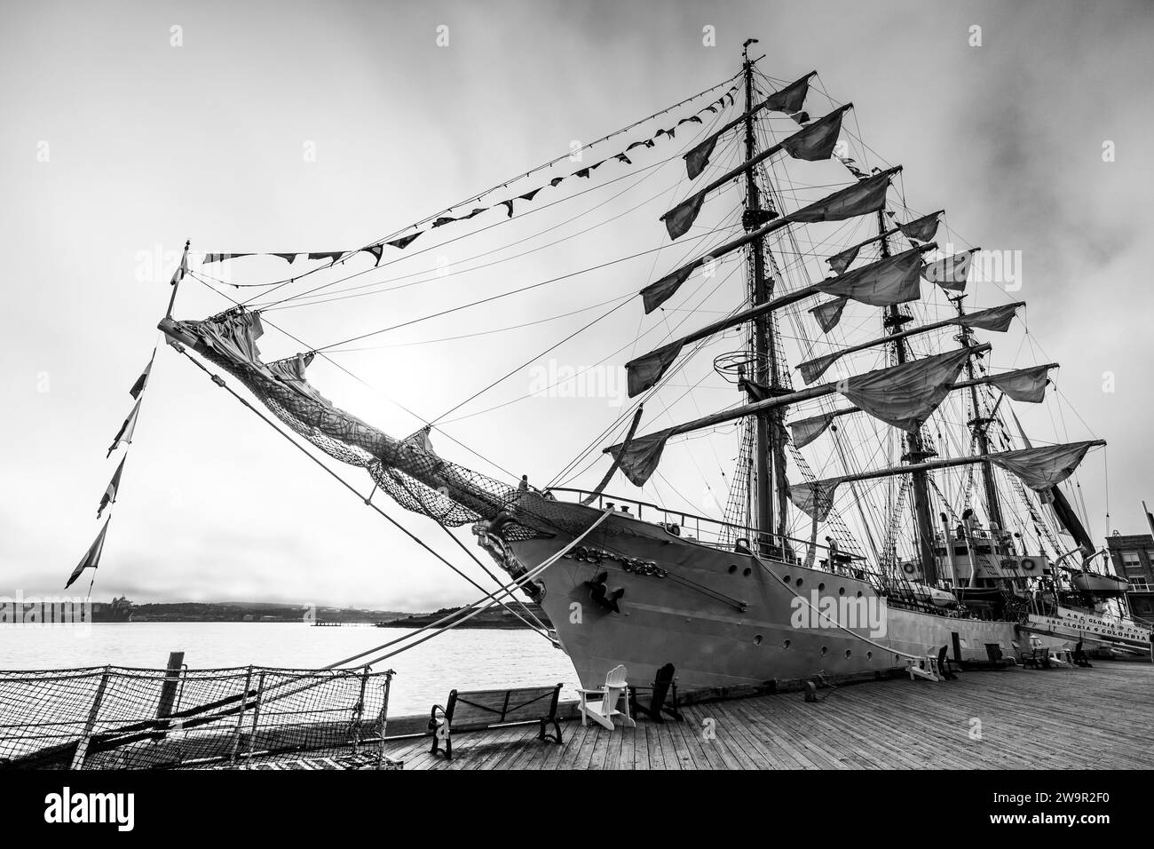 Colombian Navy sail training vessel ARC Gloria visiting Halifax, Nova Scotia, during the summer ...