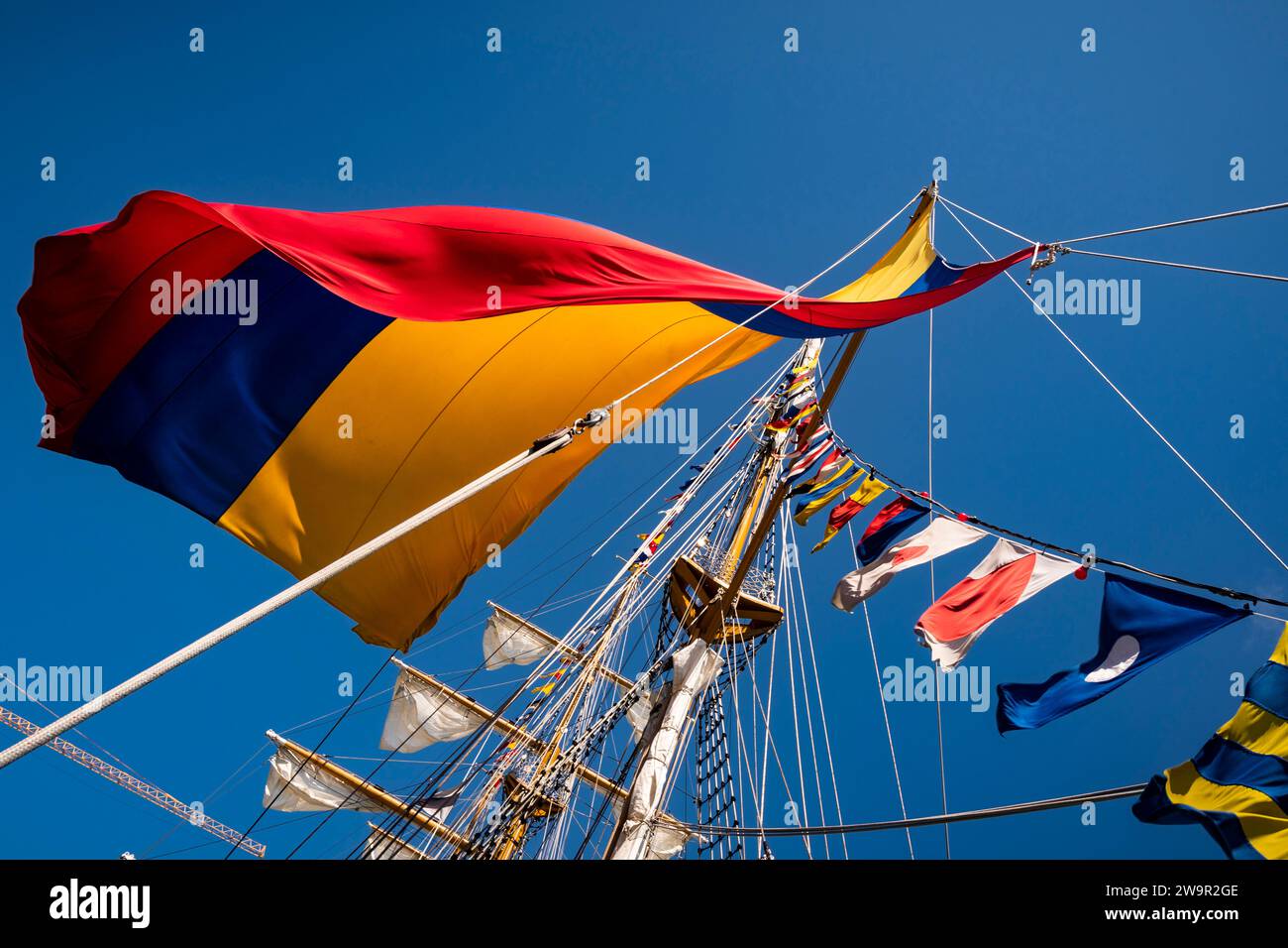 Colombian Navy sail training vessel ARC Gloria visiting Halifax, Nova ...