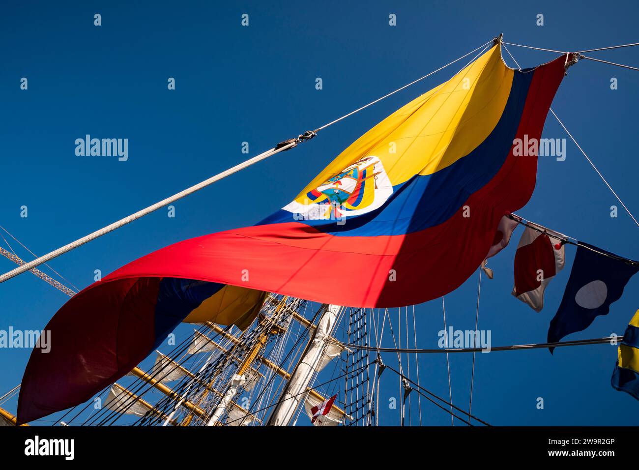 Colombian Navy sail training vessel ARC Gloria visiting Halifax, Nova ...