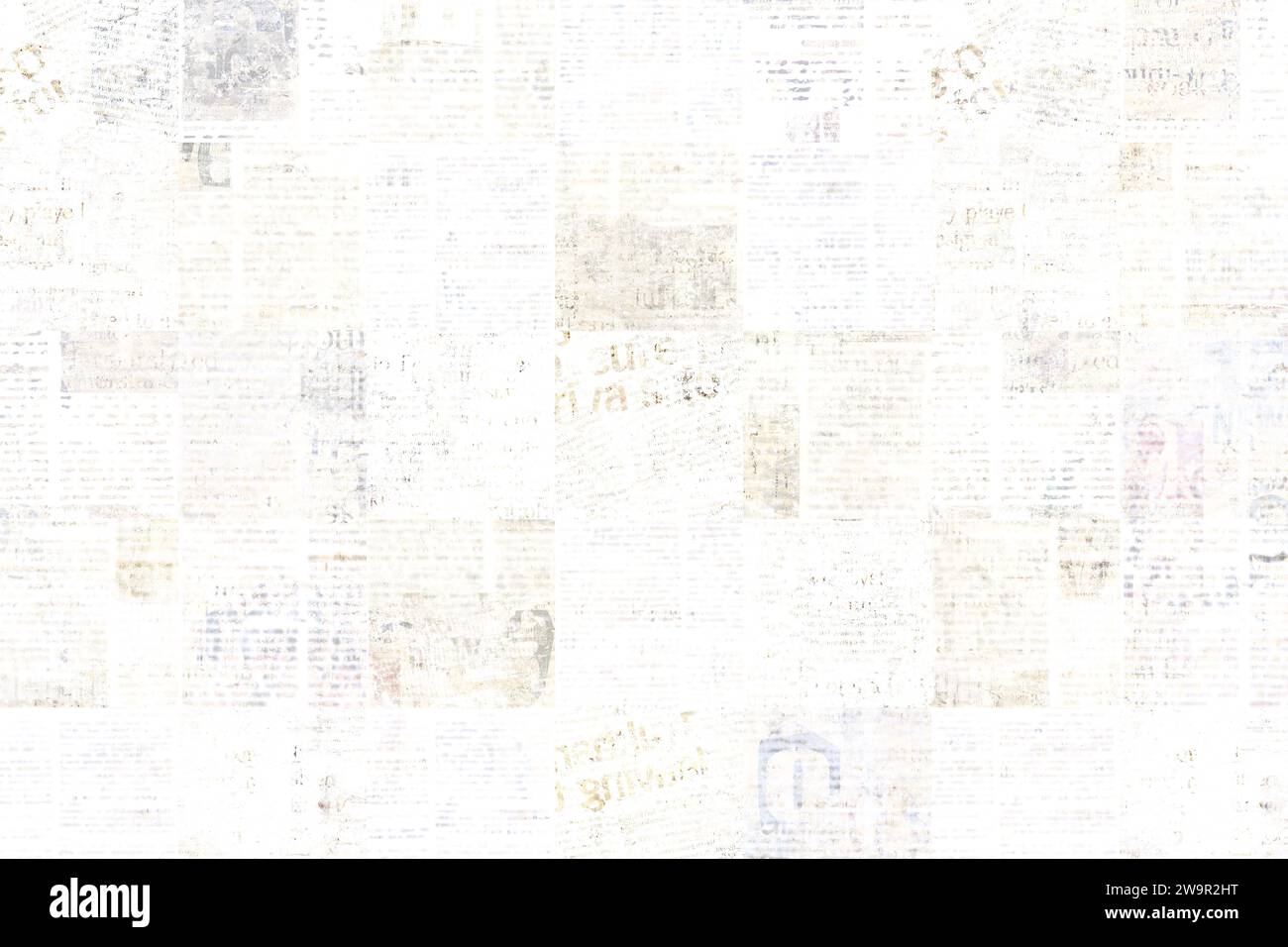 Vintage grunge newspaper paper texture background. Blurred old ...