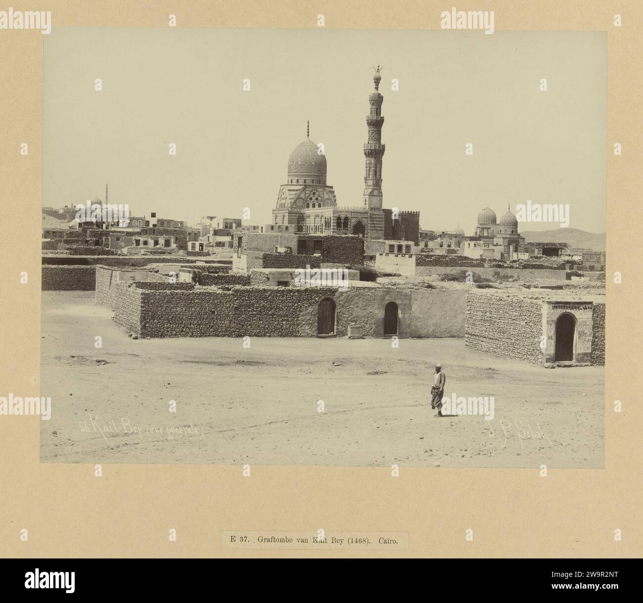 View of the mosque and the mausoleum of Sultan al -ASSRAF Qaitbey ...