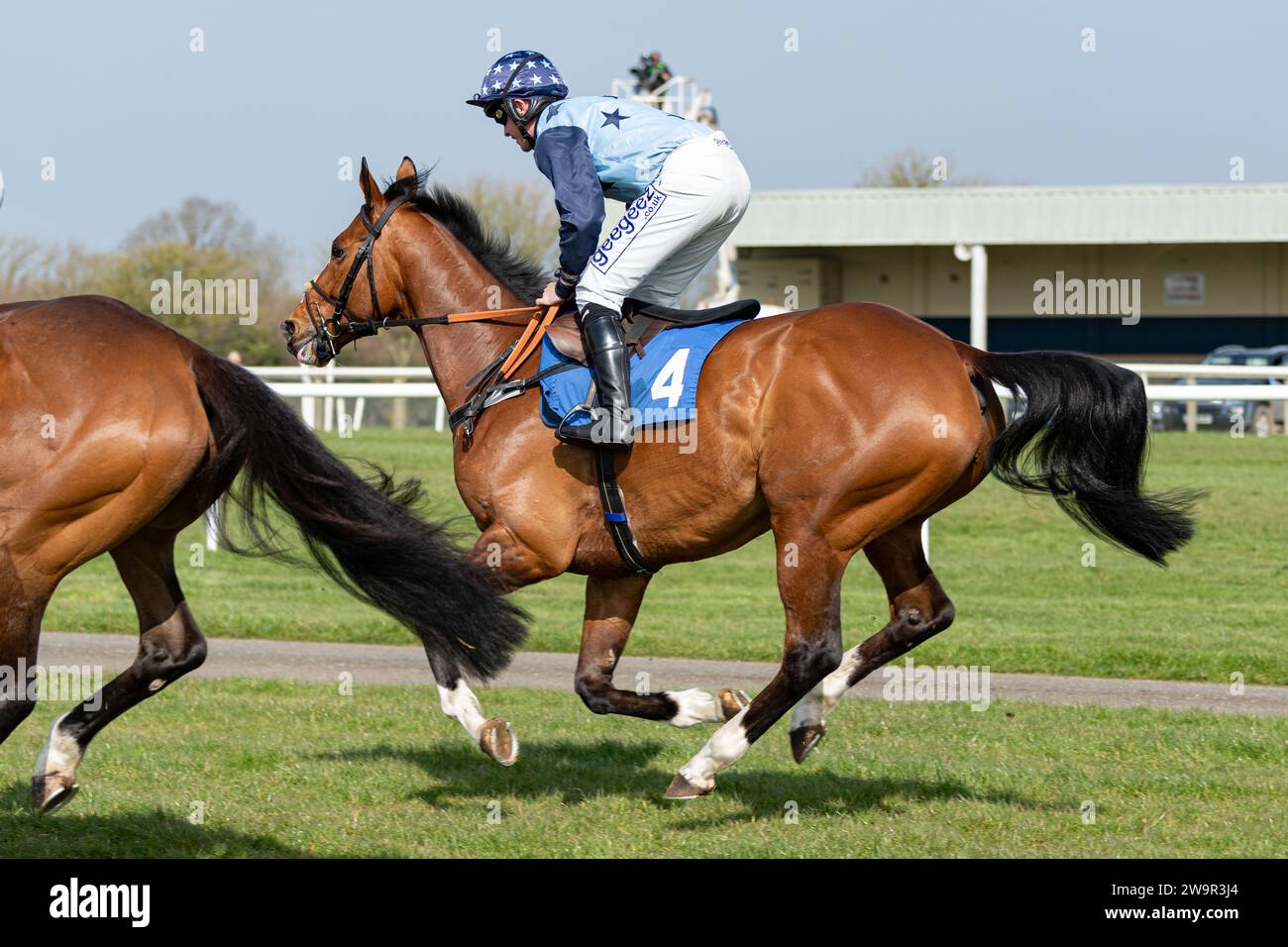 Eros, ridden by Ben Godfrey, trained by Kayley Woollacott Stock Photo ...