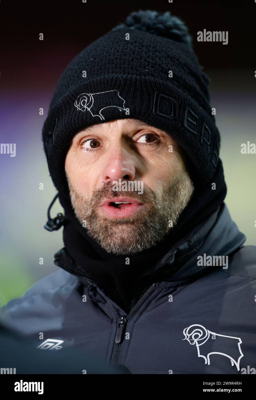 Derby County manager Paul Warne after the Sky Bet League One match at ...