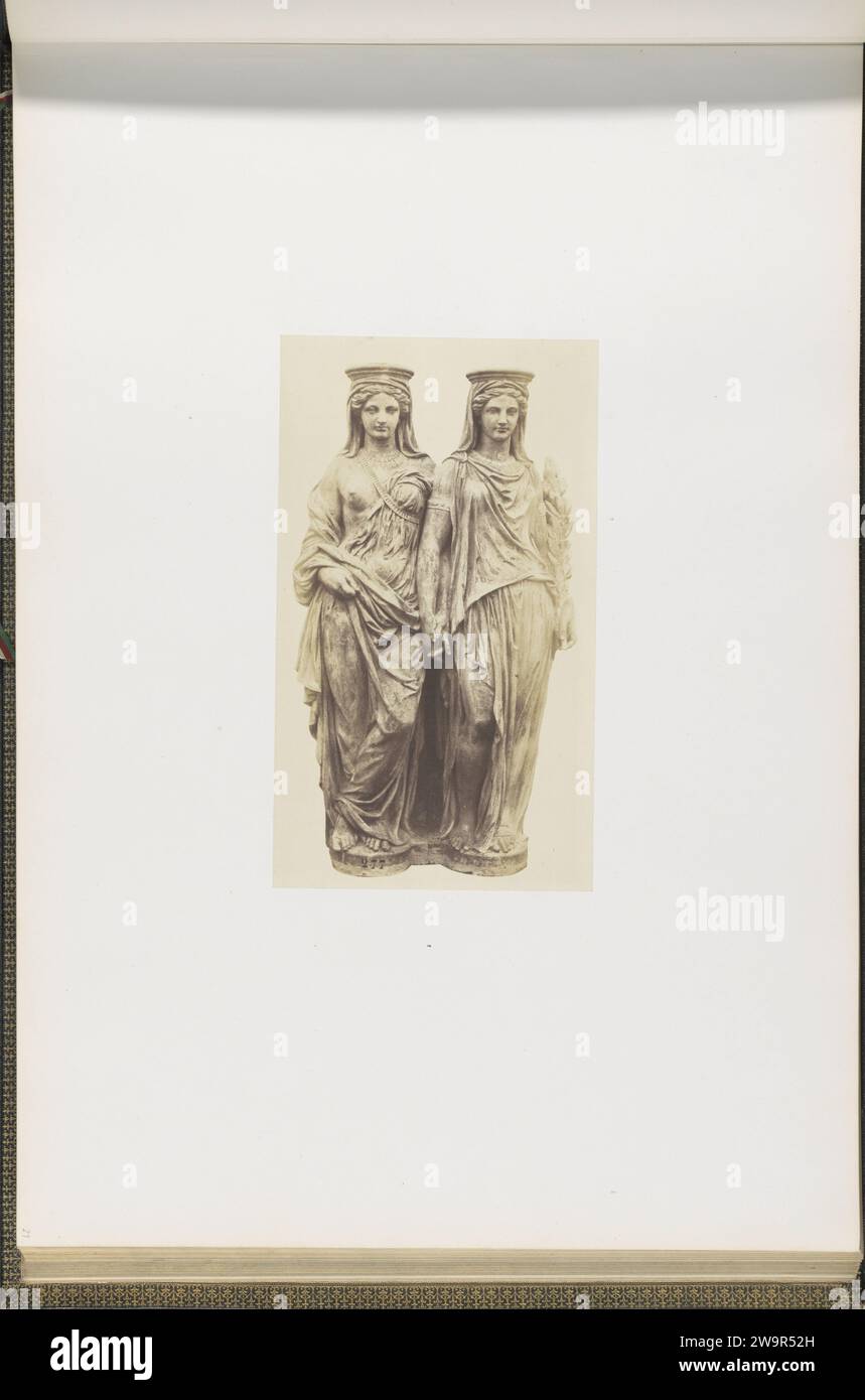 GIPS models for Cararians on the Palais du Louvre by Astyanax Bosio, c ...