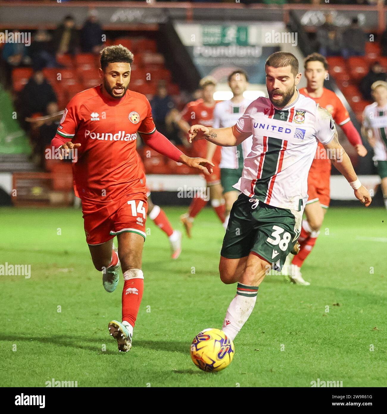 Elliot lee wrexham december 2023 hi-res stock photography and images ...