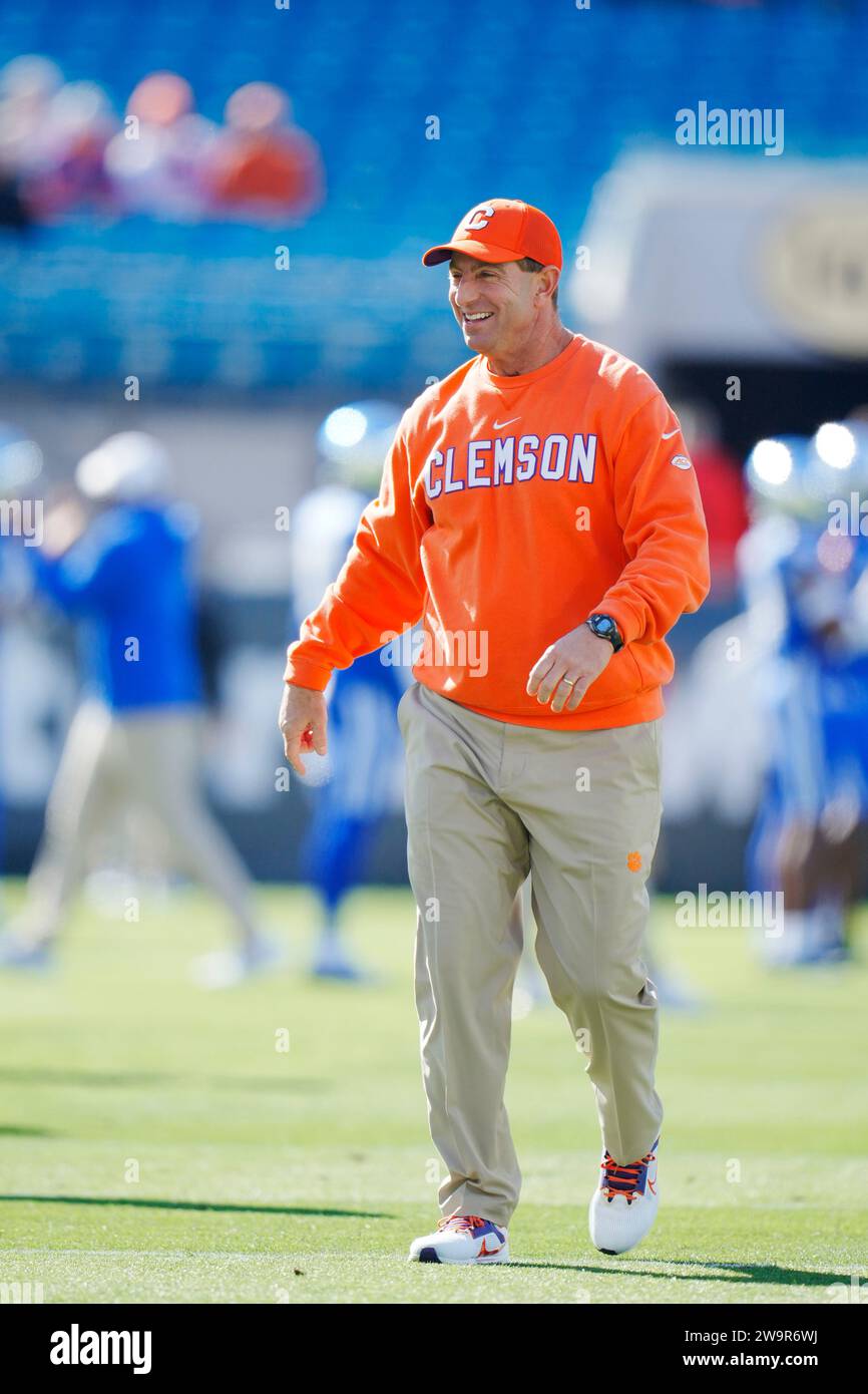 Jacksonville, Florida, USA. 29th Dec, 2023. Clemson University Head ...