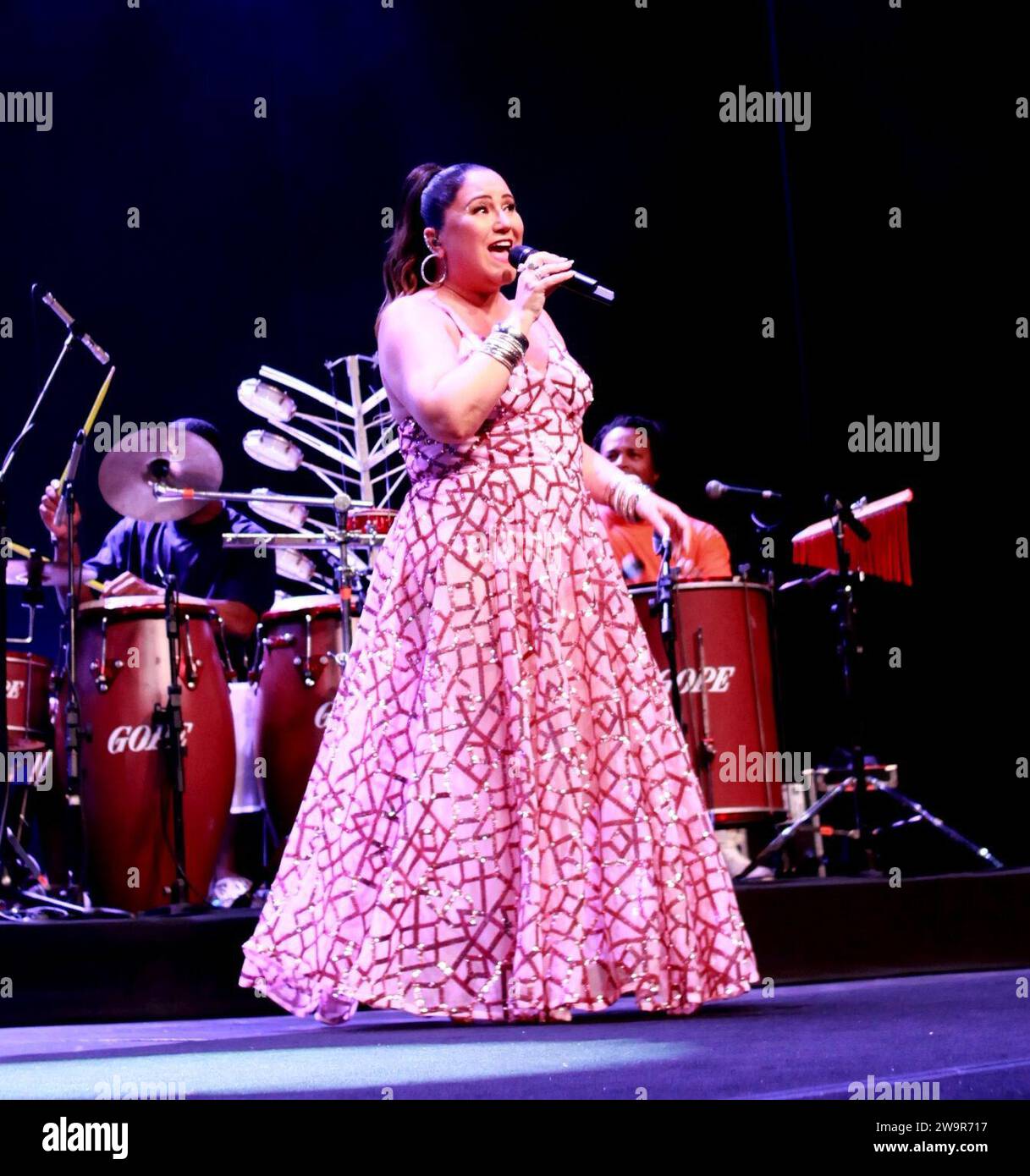 Rio De Janeiro, Brazil. 28th Dec, 2023. Singer Maria Rita is presenting ...