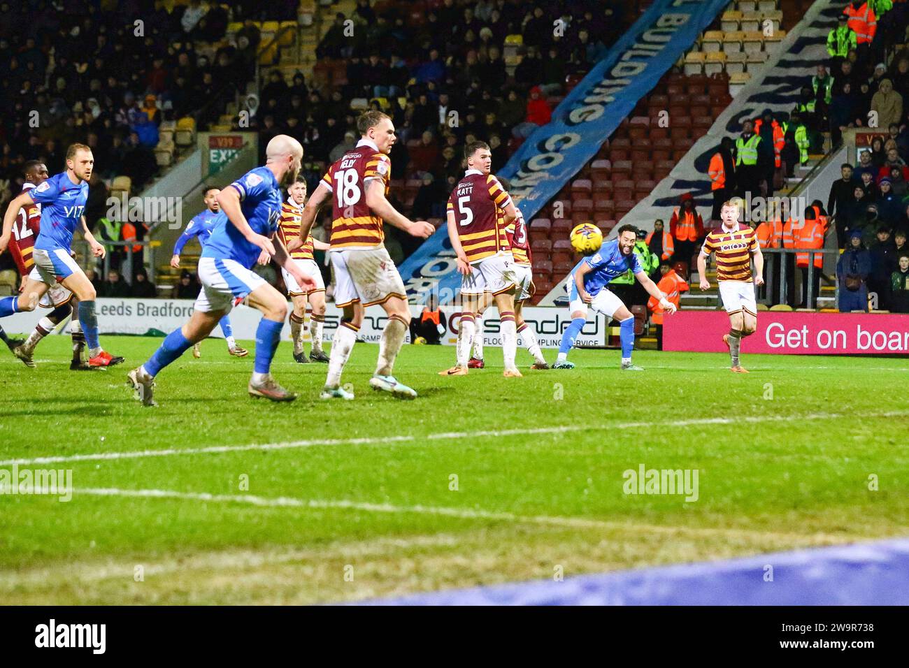 The University of Bradford Stadium, Bradford, England - 29th December ...