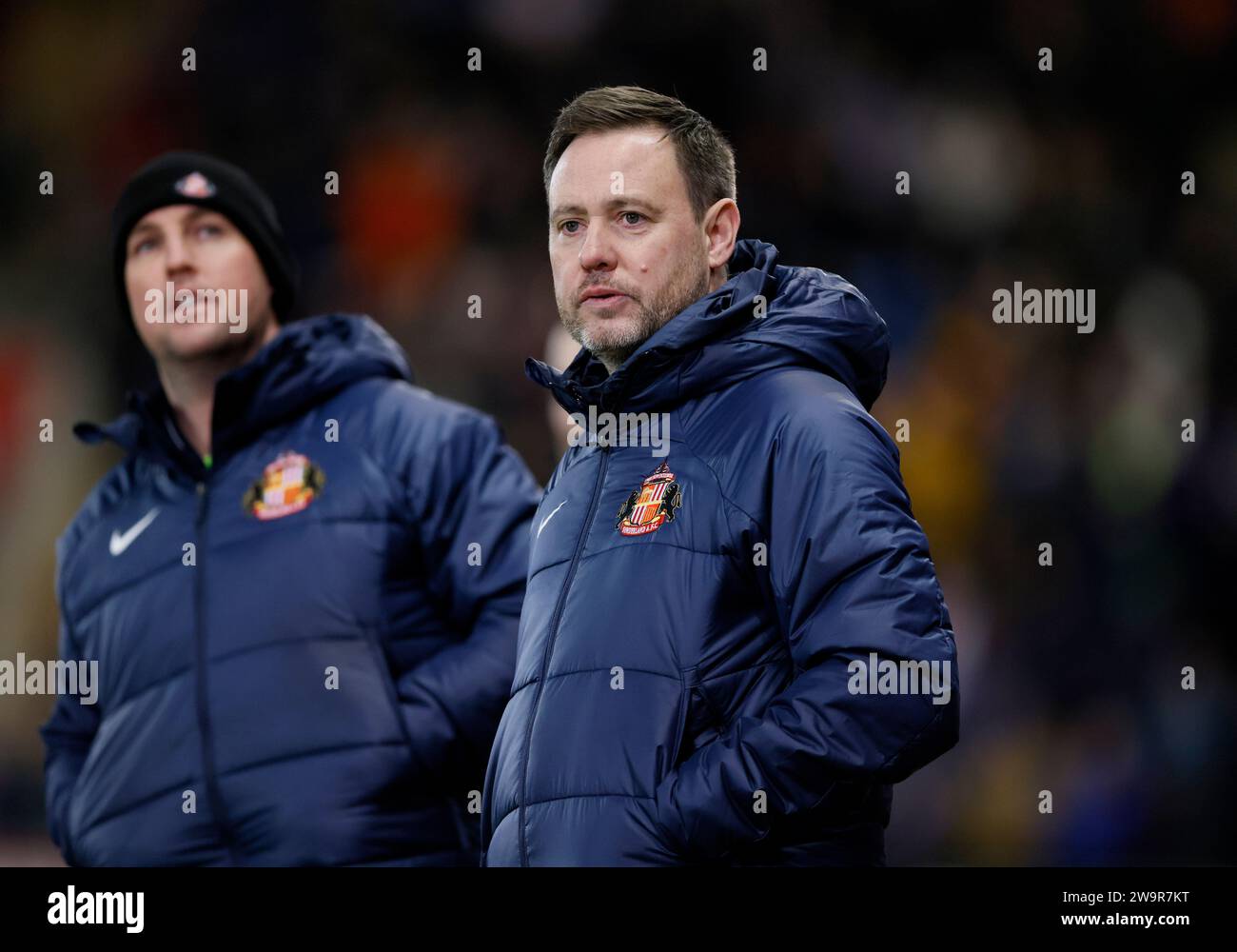 Sunderland manager Michael Beale during the Sky Bet Championship match ...