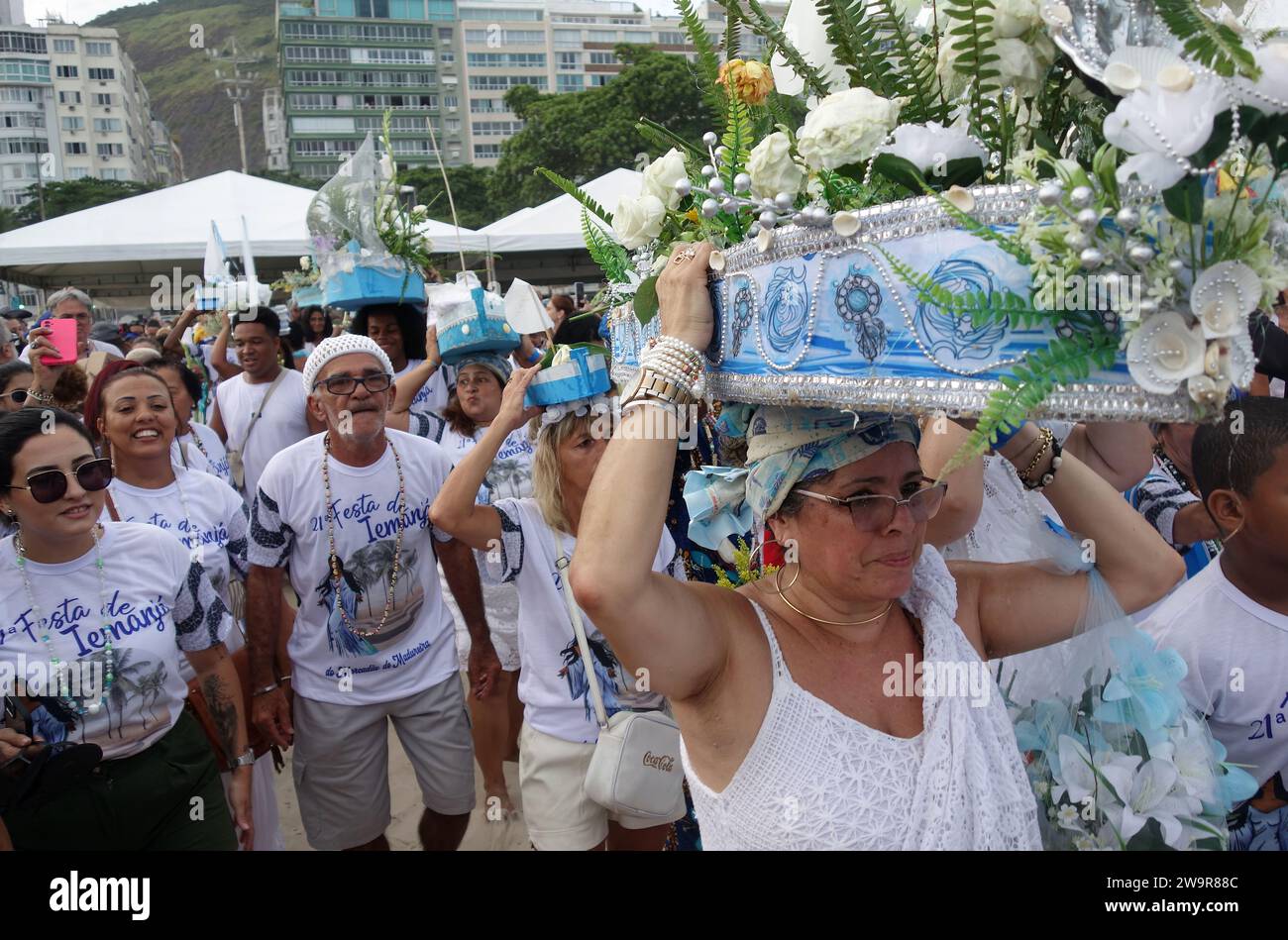 Rio de Janeiro, Rio de Janeiro, Brazil. 29th Dec, 2023. Swathed in ...
