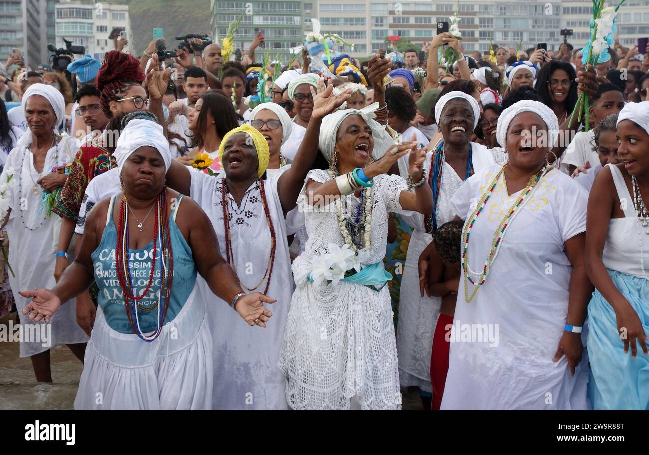 Rio de Janeiro, Rio de Janeiro, Brazil. 29th Dec, 2023. Swathed in ...