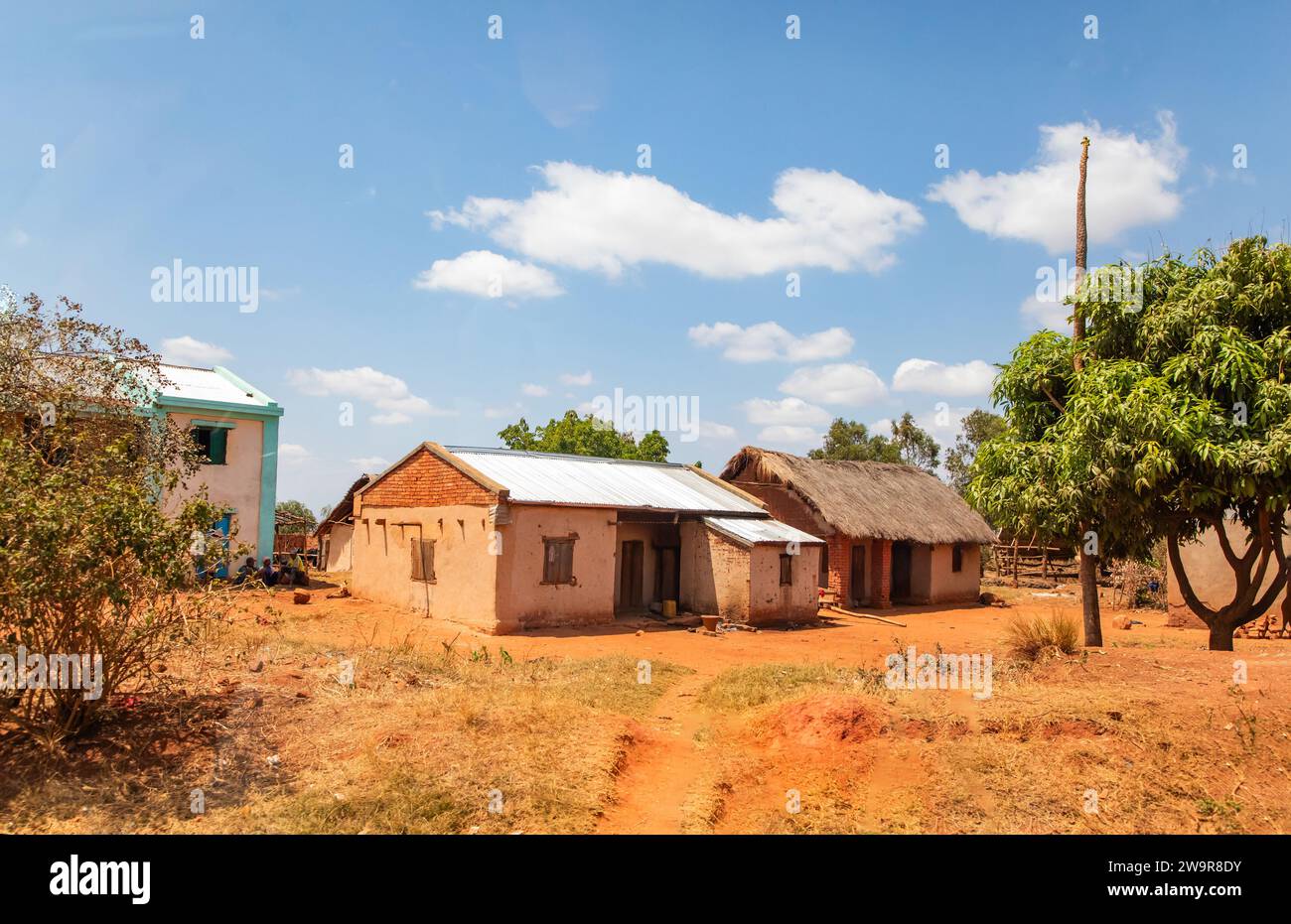 Antsirabe area, Madagascar. 20 october 2023. Madagascar roads. path ...