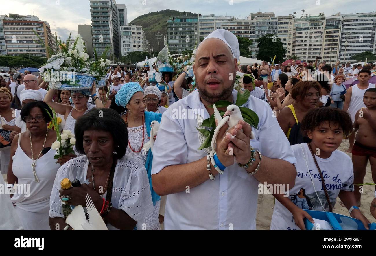 Rio de Janeiro, Rio de Janeiro, Brazil. 29th Dec, 2023. Swathed in ...