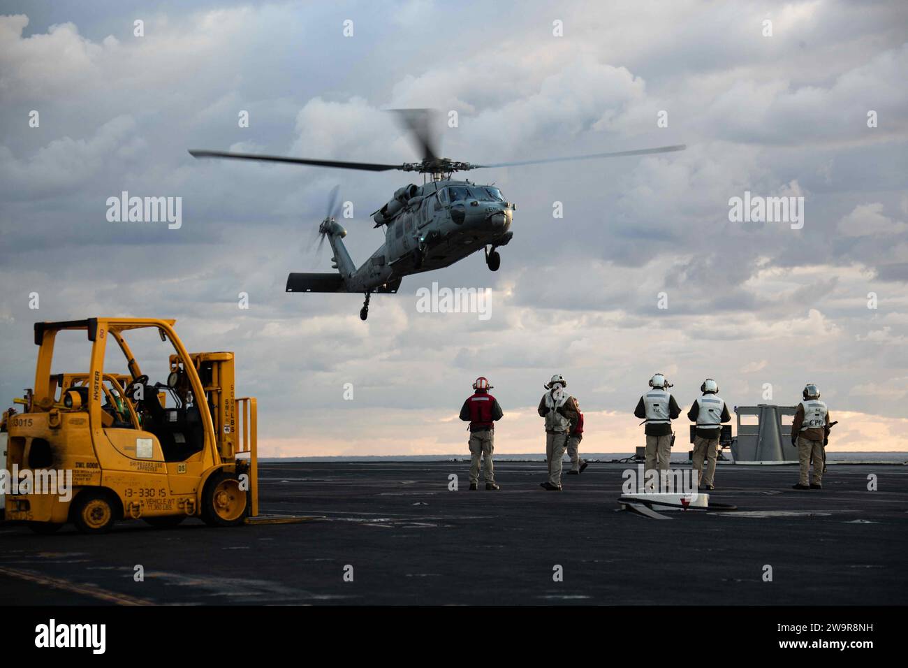 An MH-60S Sea Hawk, attached to the "Tridents" of Helicopter Sea Combat ...
