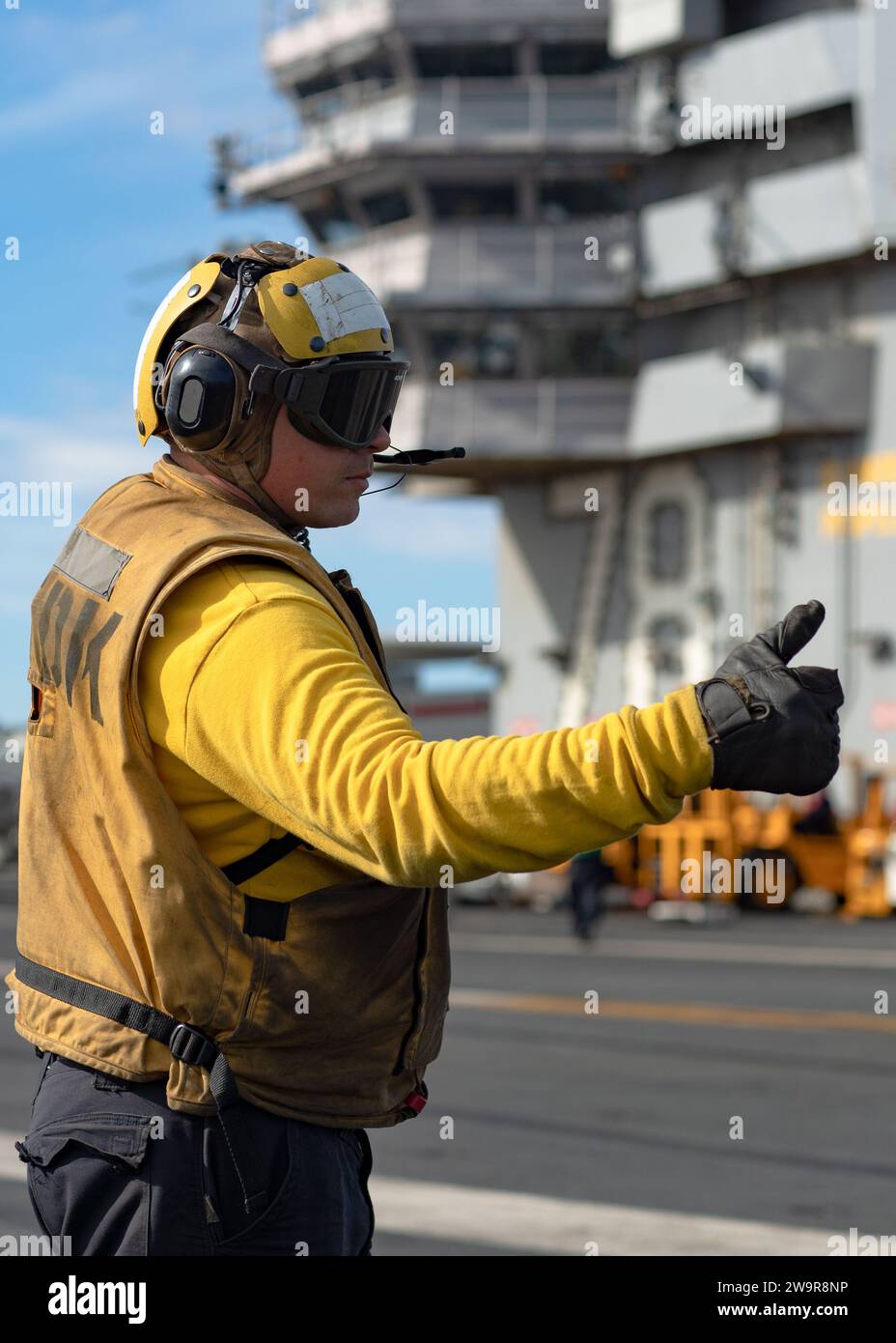 Aviation Boatswain's Mate (Handling) 2nd Class Alex Ramirez, assigned ...