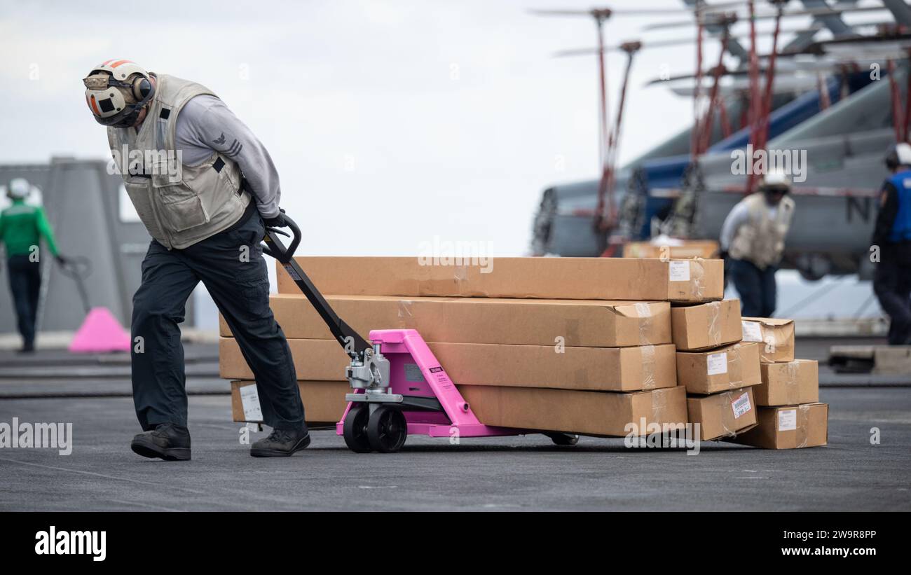 LogisticÕs Specialist 1st Class Jeremy Verret, assigned to the ...