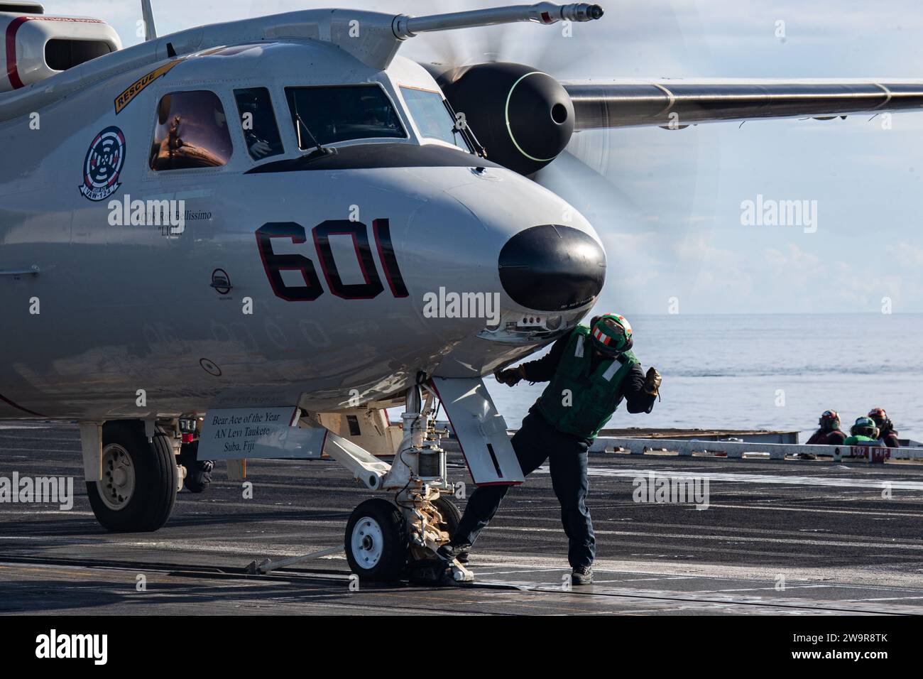 Aviation Boatswain's Mate (Equipment) 2nd Class Hunter Athey, assigned ...