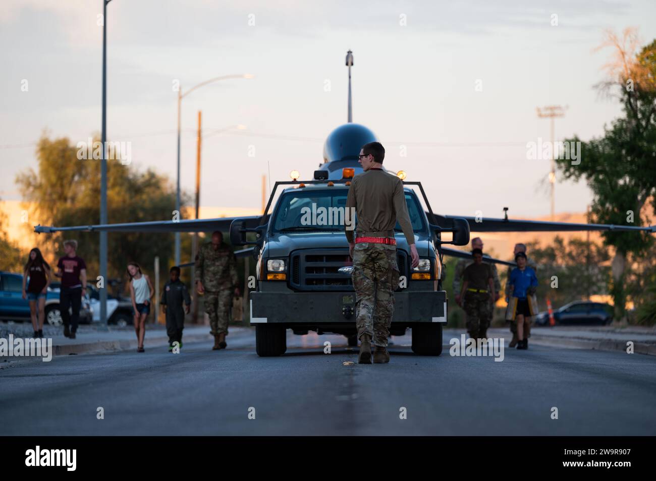 U.S. Air Force Airmen from the 57th Aircraft Maintenance Squadron and ...