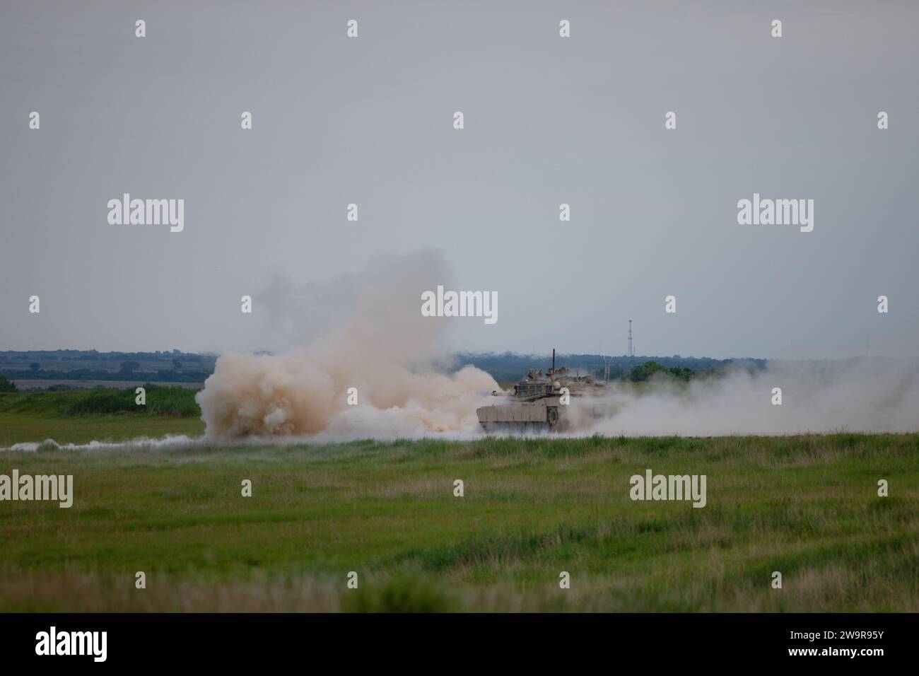 An M1A2 Abrams tank operated by Soldiers with the 3rd Battalion, 66th ...