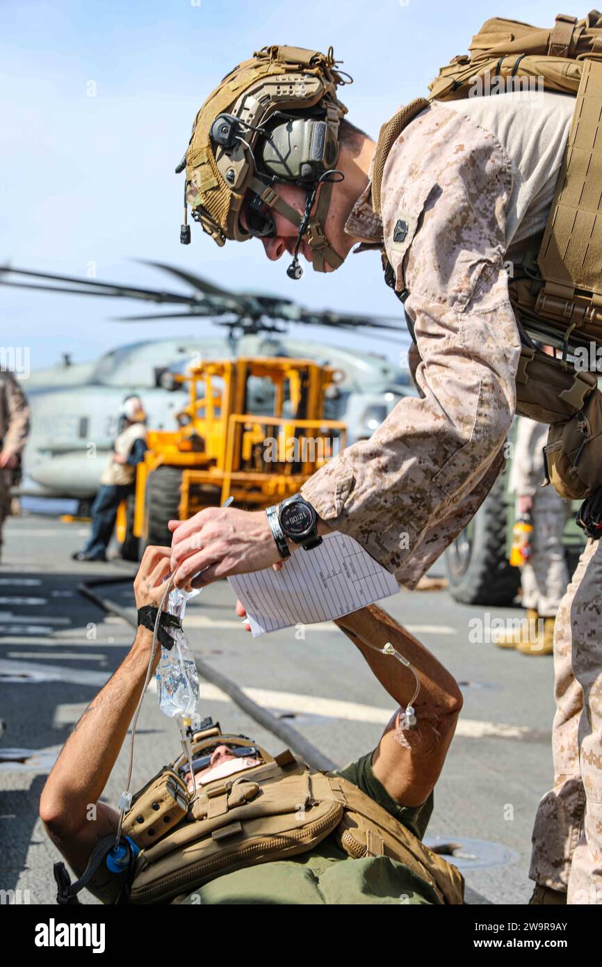 Navy corpsman assigned 26th marine hi-res stock photography and images ...
