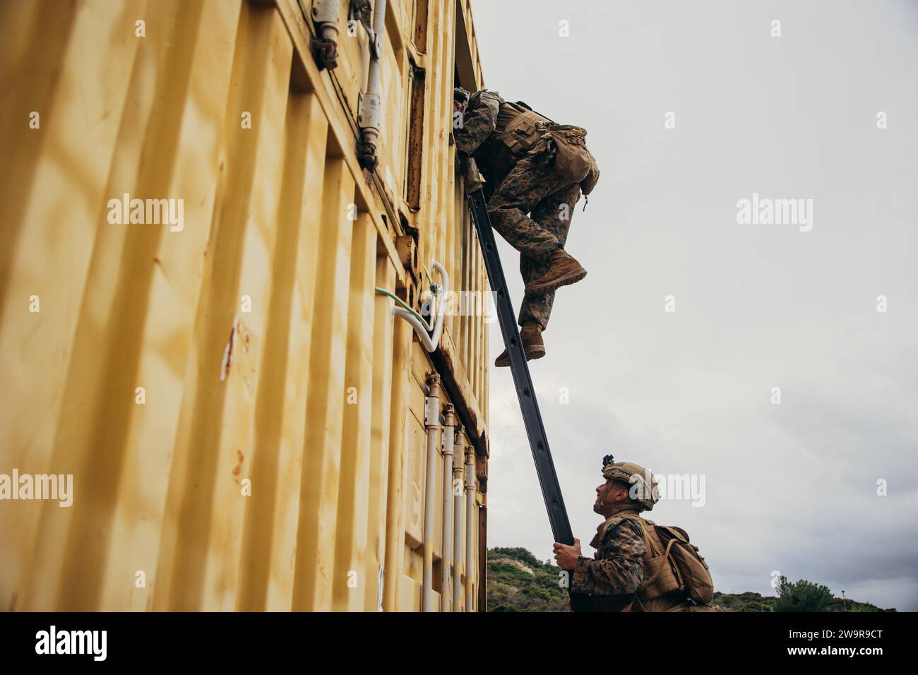 U.S. Marines with the Battalion Landing Team 1/6, 26th Marine ...