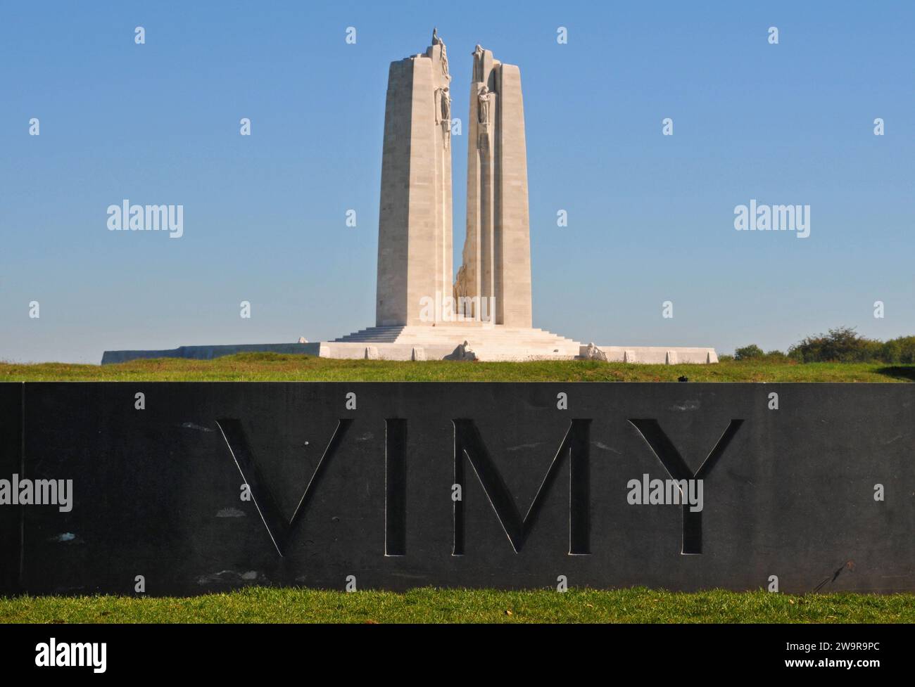 The Canadian National Vimy Memorial, designed by sculptor Walter ...