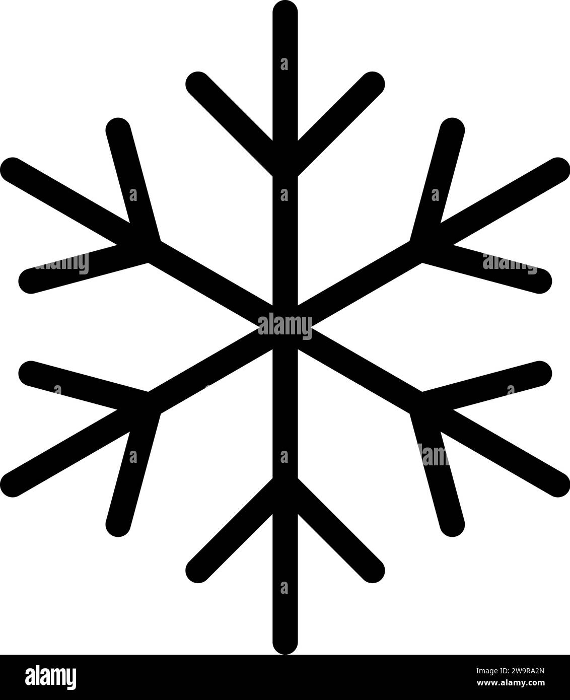 Snow falling, winter, snowflake icon, icon set, vector, illustration ...