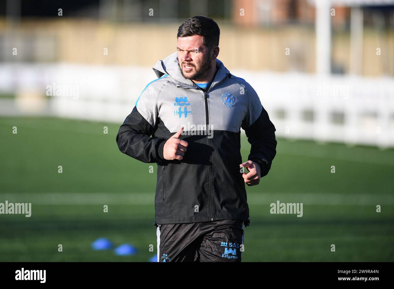 Wakefield, England - 17 November 2023 - Wakefield Trinity's Liam Hood ...