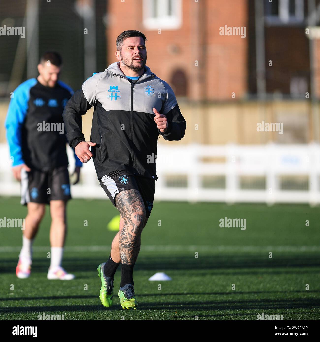Wakefield, England - 17 November 2023 - Wakefield Trinity's Liam Hood ...