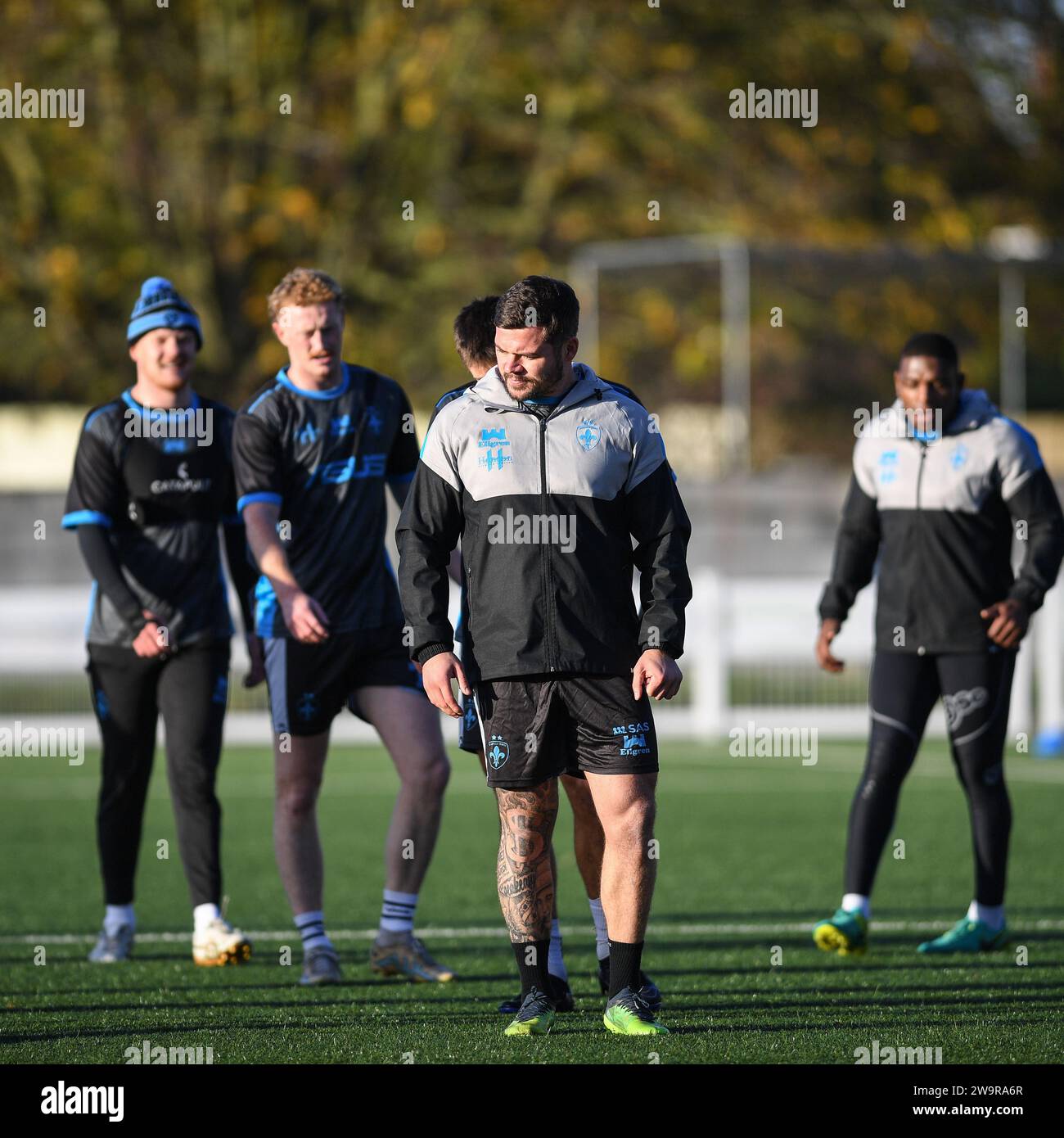Wakefield, England - 17 November 2023 - Wakefield Trinity's Liam Hood ...