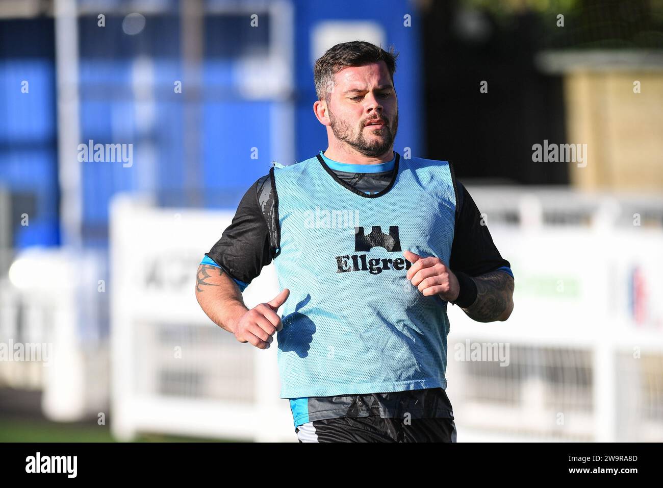 Wakefield, England - 17 November 2023 - Wakefield Trinity's Liam Hood ...