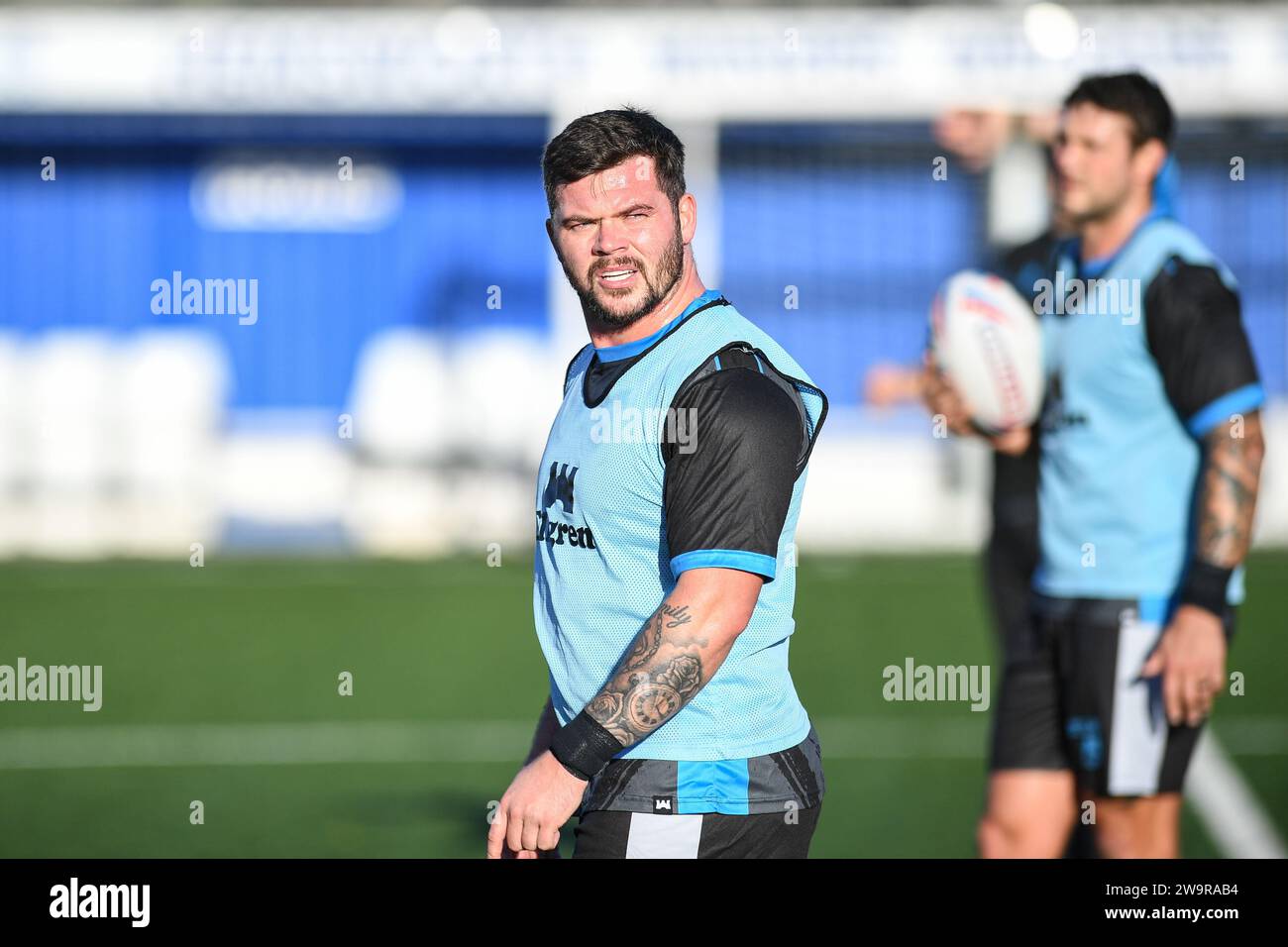 Wakefield, England - 17 November 2023 - Wakefield Trinity's Liam Hood ...